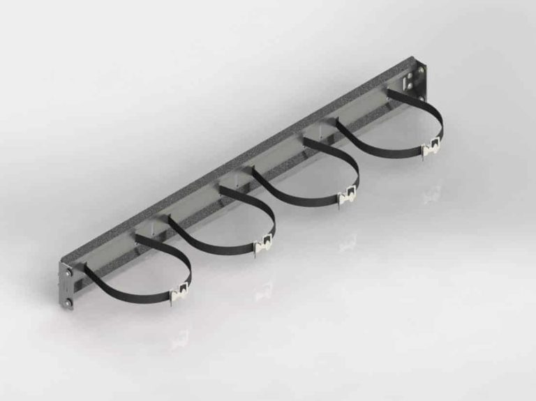 Refrigerant Rack For HVAC Vans, 48″W, With Straps