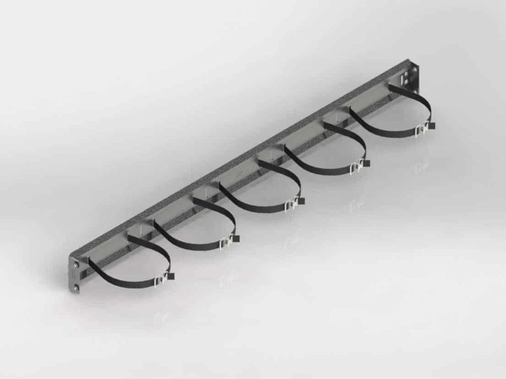 Refrigerant Rack For HVAC Vans, 60″W, With Straps