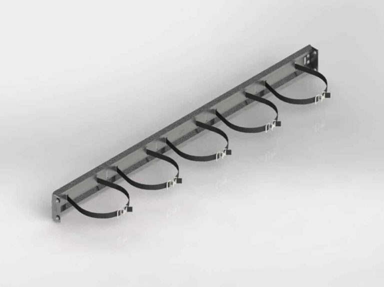 Refrigerant Rack For HVAC Vans, 60″W, With Straps